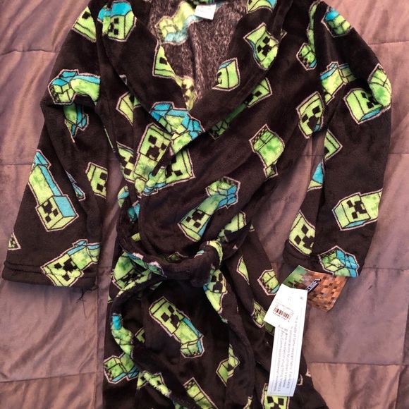 Pajamas | Boys Minecraft Robe | Poshmark